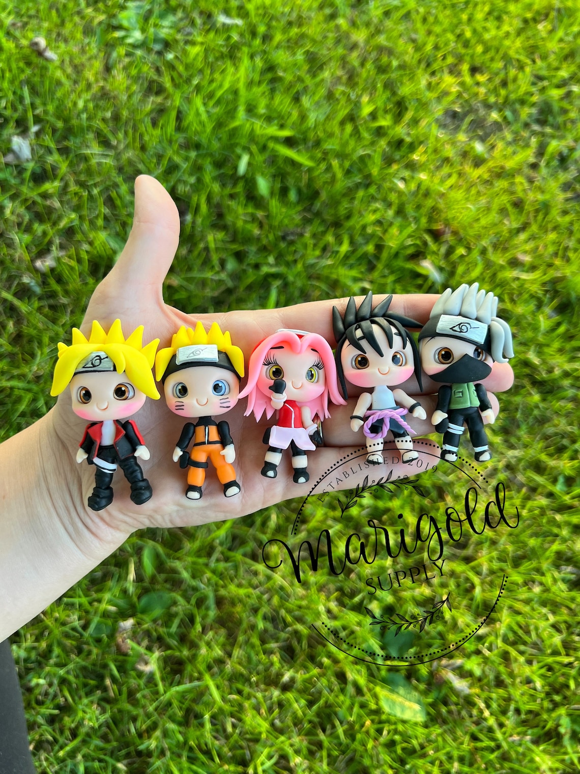 Cutie Anime Characters Clay Center Clay for Bows Hair Bow - Etsy