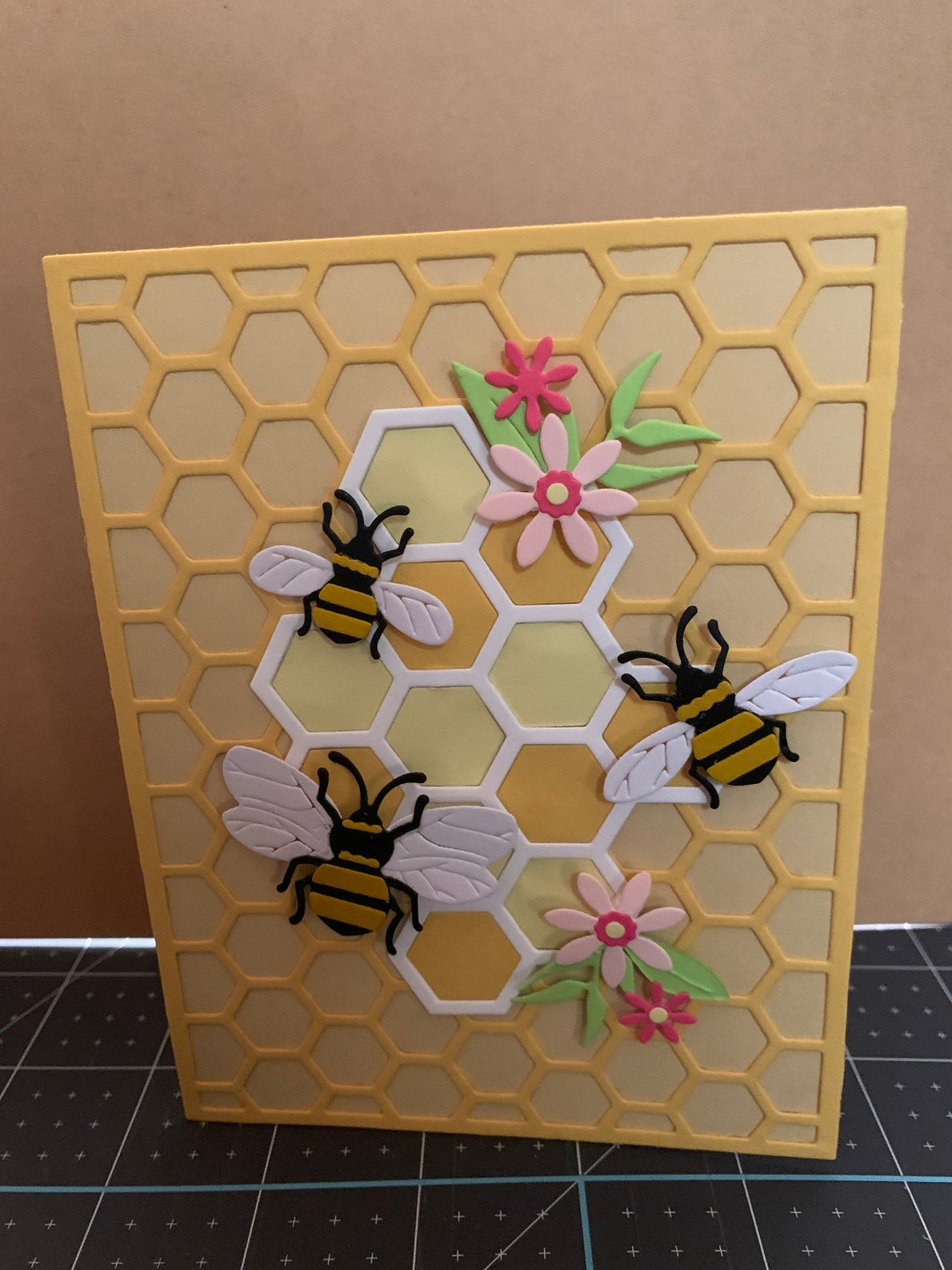 Bee Card - Etsy
