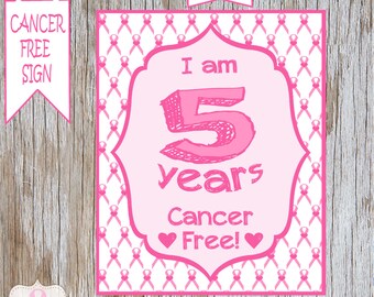 Cancer Free 5 Years - Etsy