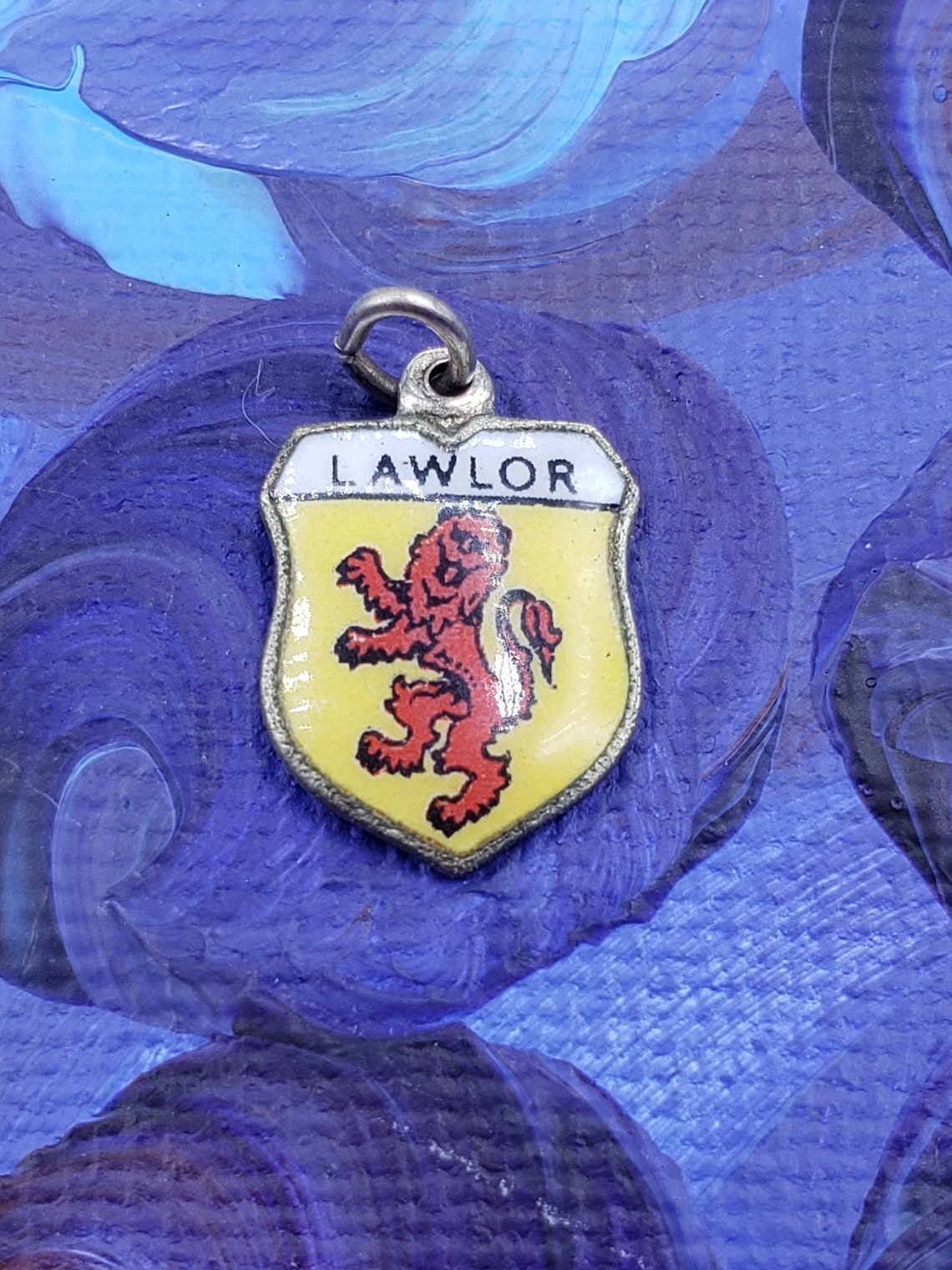 Lawlor Last Name Family Crest Shield Charm From StoryTeller Etsy Lawlor Last Name Family Crest Shield Charm From StoryTeller Etsy