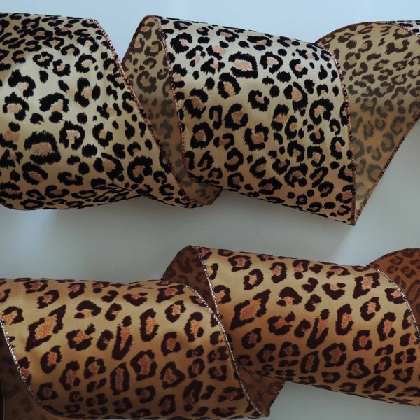 Leopard Ribbon - Etsy