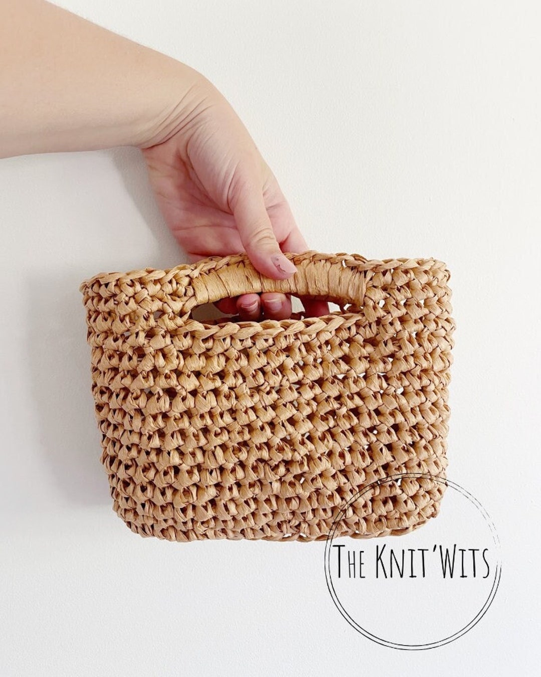 Crochet Pattern - Mini Raffia Crochet Market Bag - Etsy