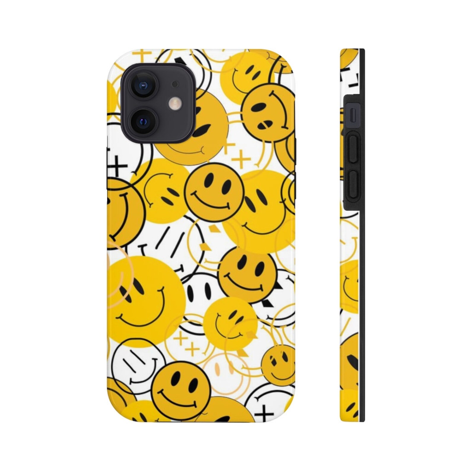 Smiley Faces Cute Phone Case iPhone 13 12 11 Pro Max Case iPhone 13 12 ...