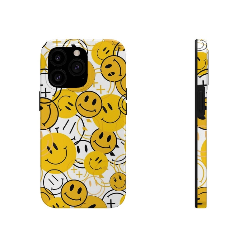 Smiley Faces Cute Phone Case iPhone 13 12 11 Pro Max Case iPhone 13 12 ...