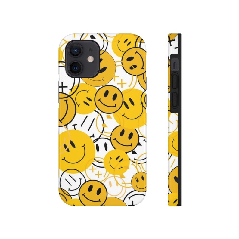 Smiley Faces Cute Phone Case iPhone 13 12 11 Pro Max Case iPhone 13 12 ...