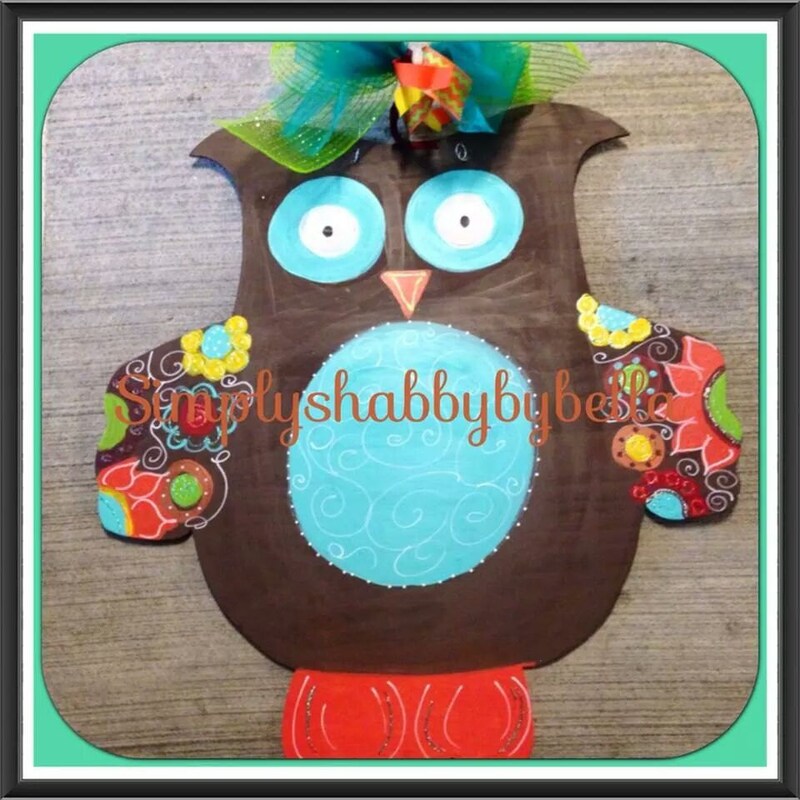 Owl Door Hanger - Etsy