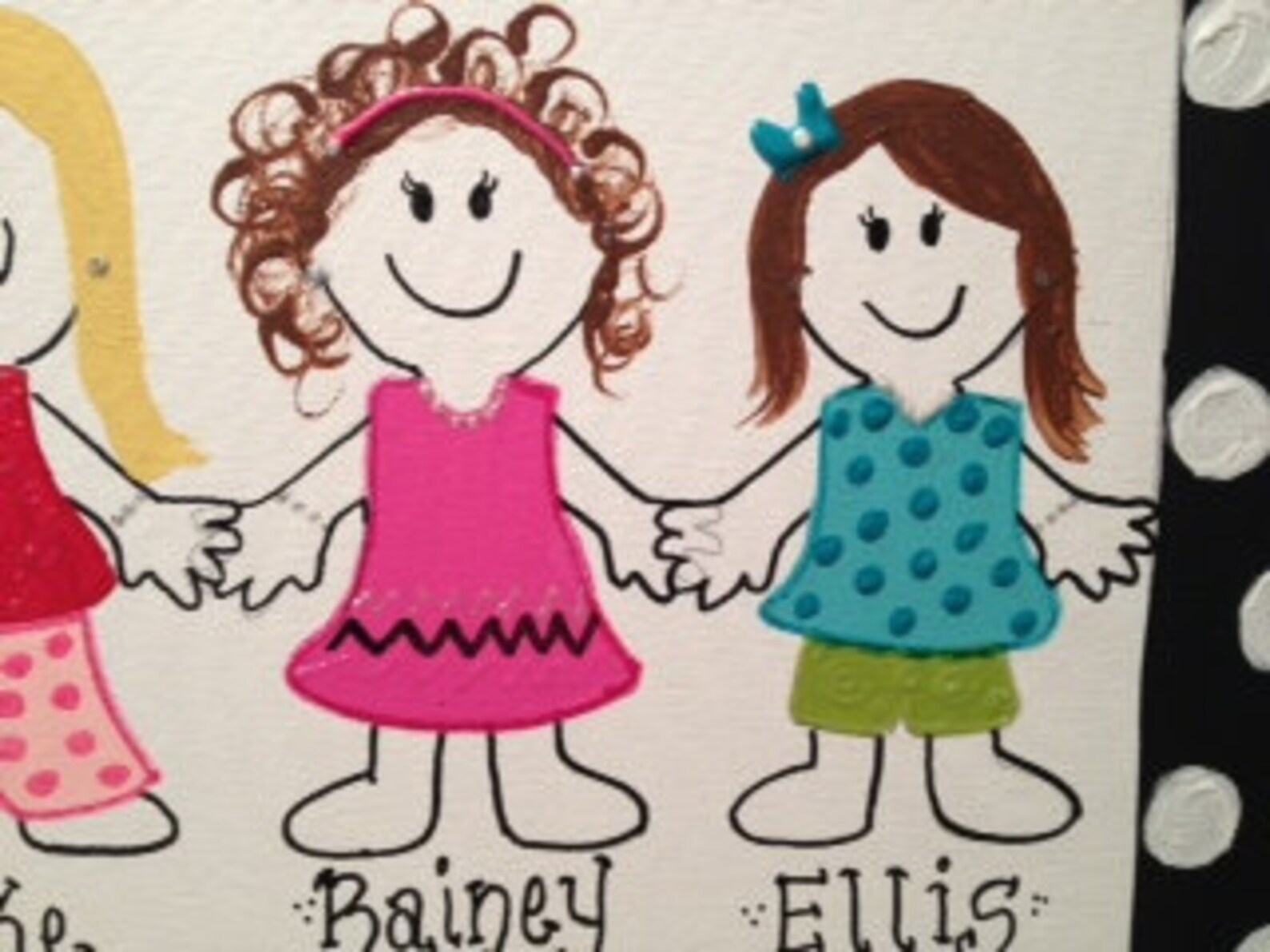 Personalized Best Friends Canvas Door Hanger | Etsy