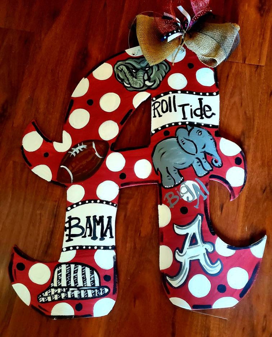 Colorful Sports Team Door Hanger | Etsy