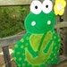 Frog Wooden Door/wall Hanger Flowers and Polka Dots Free ...