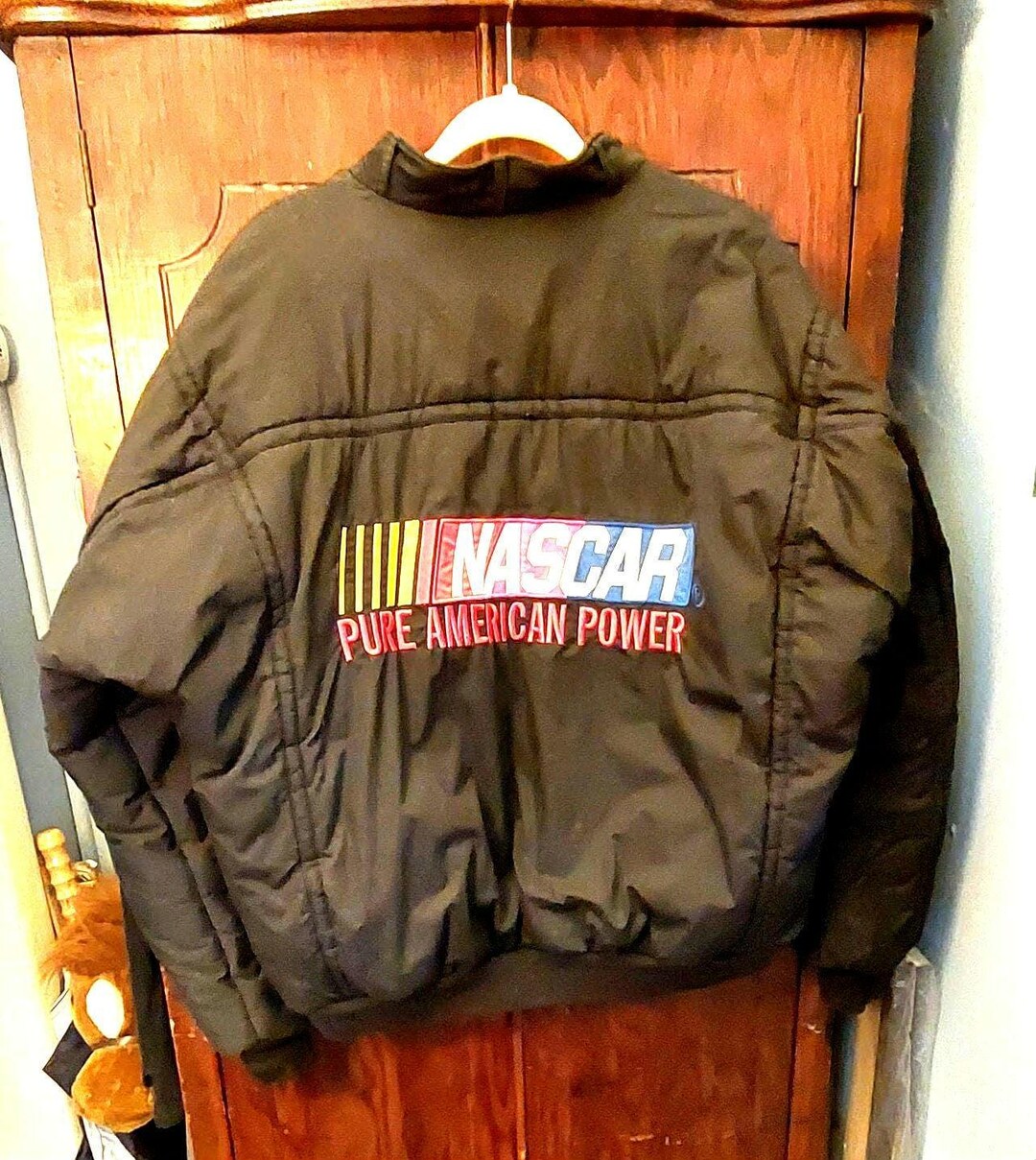Nascar Men's Winter Bomber Jacket. "pure American Power" Large - Etsy