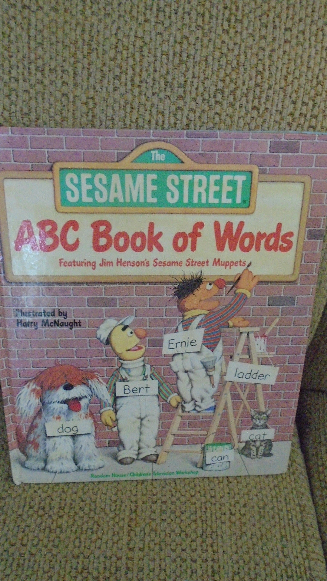 The Sesame Street ABC Book of Words Hardcover 1988 - Etsy