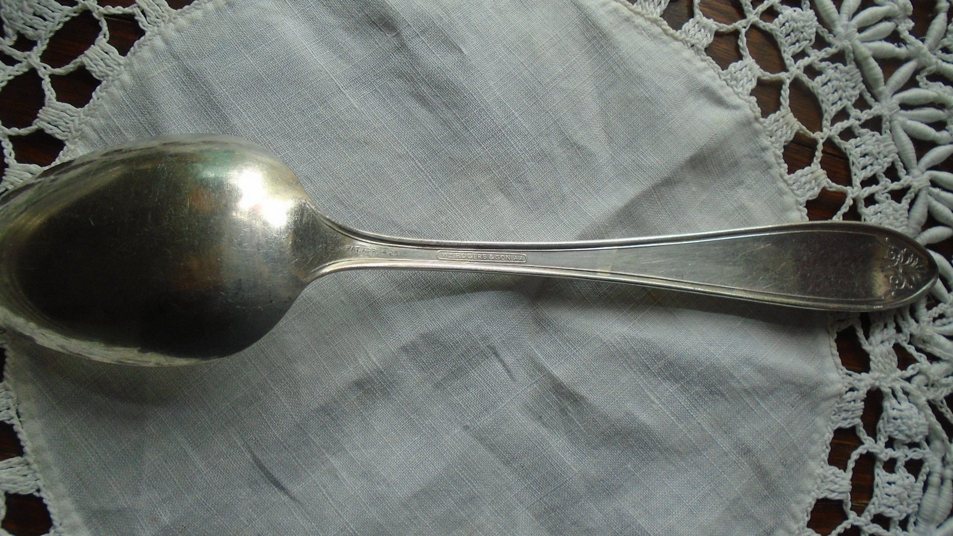 Wm. Rogers & Son AA Silver Plate Serving Spoons Triumph Pattern 1925 - Etsy