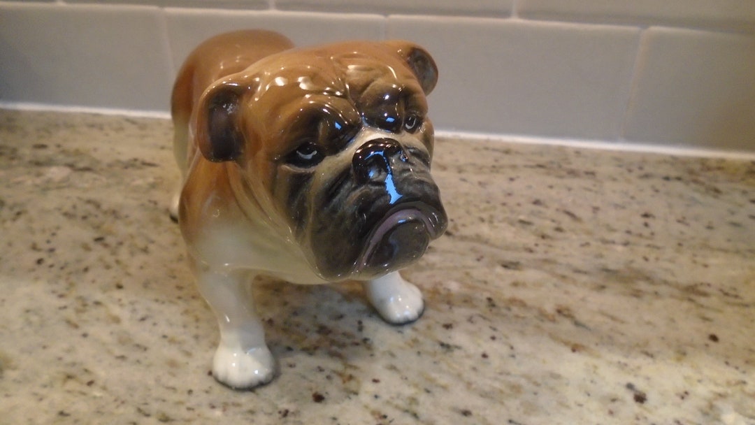 English Bulldog Figurine by Coopercraft Made in England - Etsy