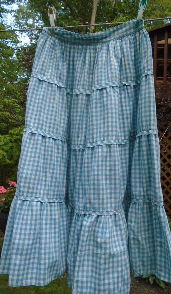 Vintage gingham ruffled - Gem