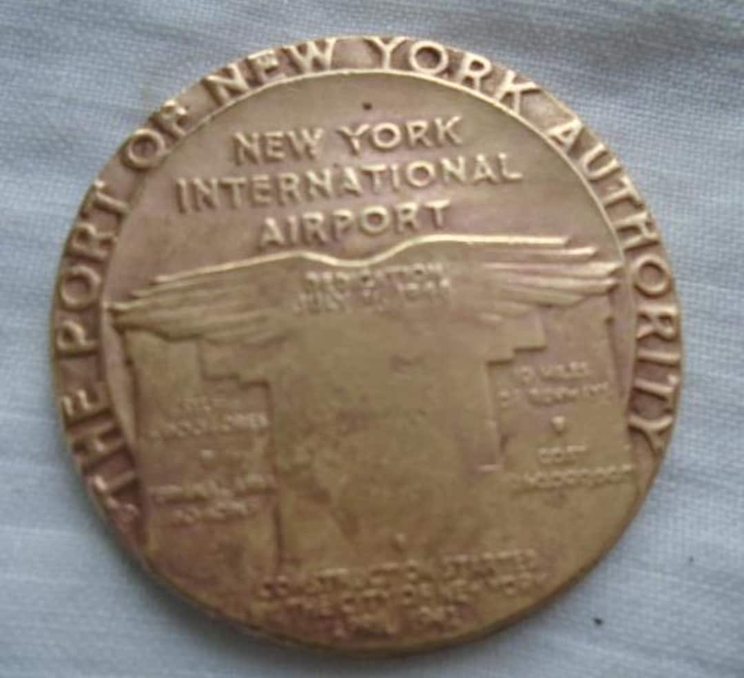 The Port of New York Authority Dedication Medallion/coin 1948 NY ...