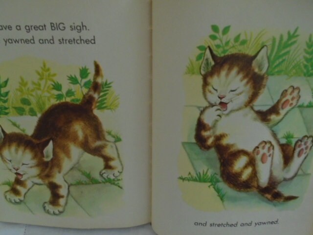 The Contented Little Pussy Cat 1949 Frances Ruth Keller Hard Cover - Etsy