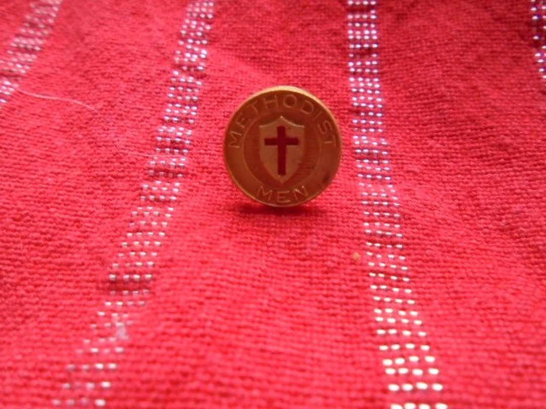 Vintage Methodist Men Tack Pin - Etsy