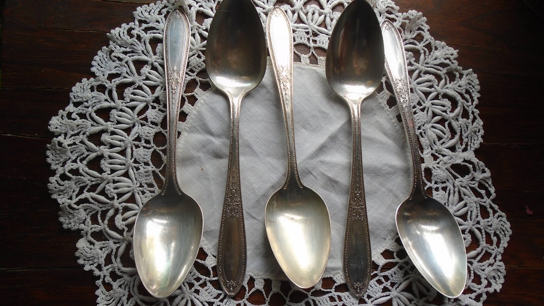 Wm. Rogers & Son AA Silver Plate Serving Spoons Triumph Pattern 1925 - Etsy