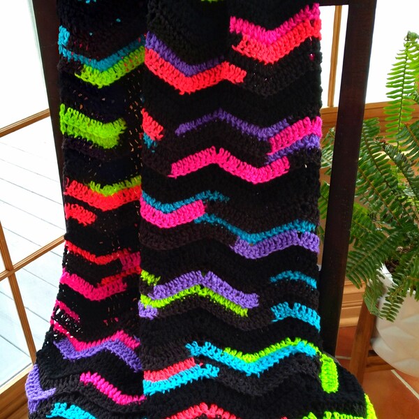 Neon Blanket - Etsy