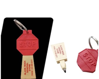 Stop Sign Keychain - Etsy