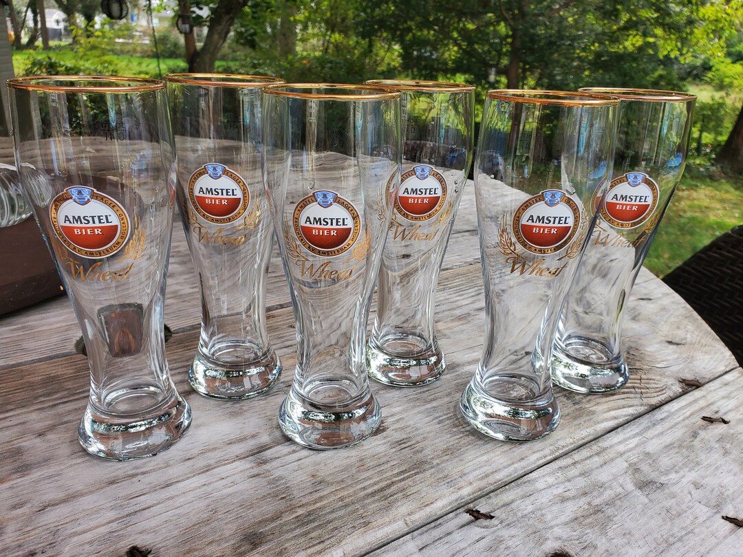 Amstel Bier Wheat Beer Glass - Etsy