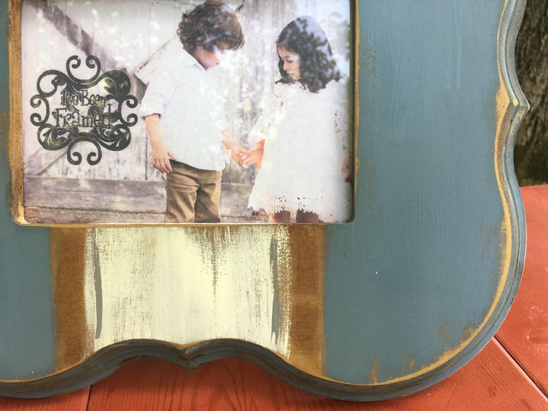 5x7 Hand Painted Distressed Frame | Etsy