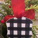 Black Buffalo Check Ornament, Photo Ornament, Christmas Picture Frame ...