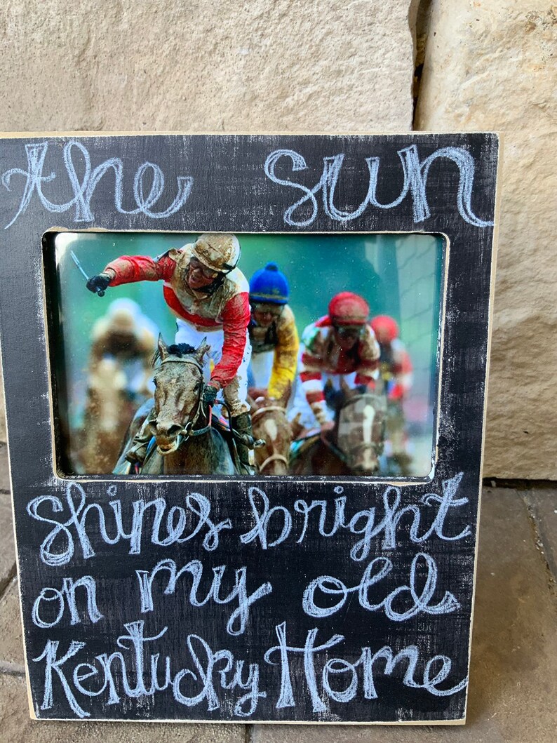 Kentucky Frame My Old Kentucky Home Derby Frame Derby Gift | Etsy