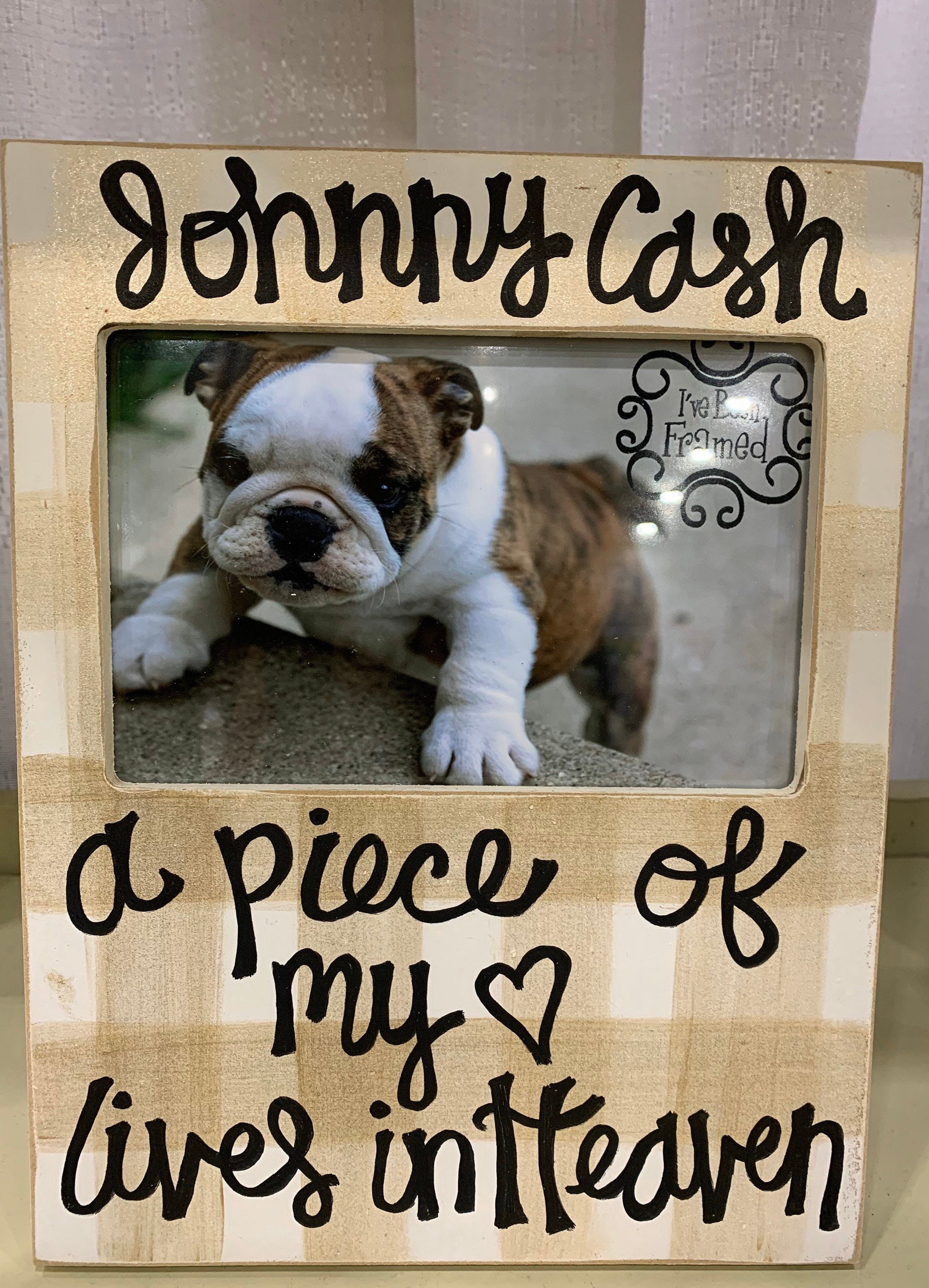 Dog Frame Personalized Dog Frame Custom Dog Frame Dog Frame | Etsy