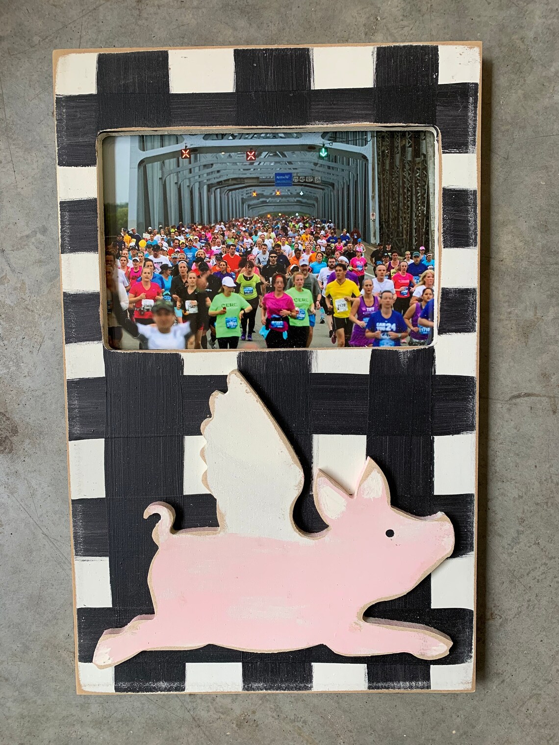 Flying Pig Marathon Frame Flying Pig Half Marathon Frame - Etsy