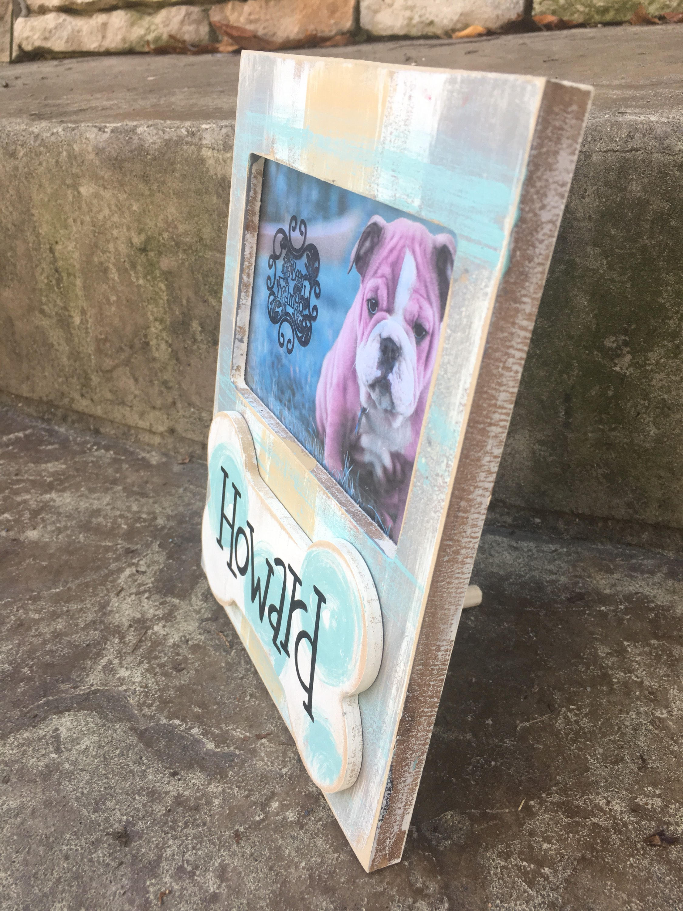 Dog Frame, Personalized Dog Frame, Custom Dog Frame, Dog Frame Memorial ...