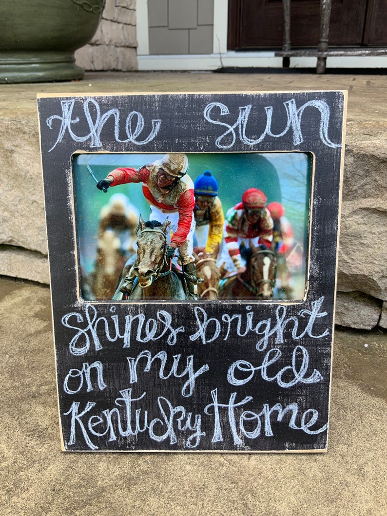 Kentucky Frame My Old Kentucky Home Derby Frame Derby Gift | Etsy
