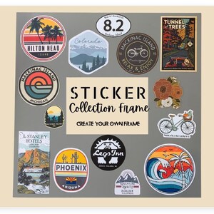 Sticker Collection Frame - Etsy