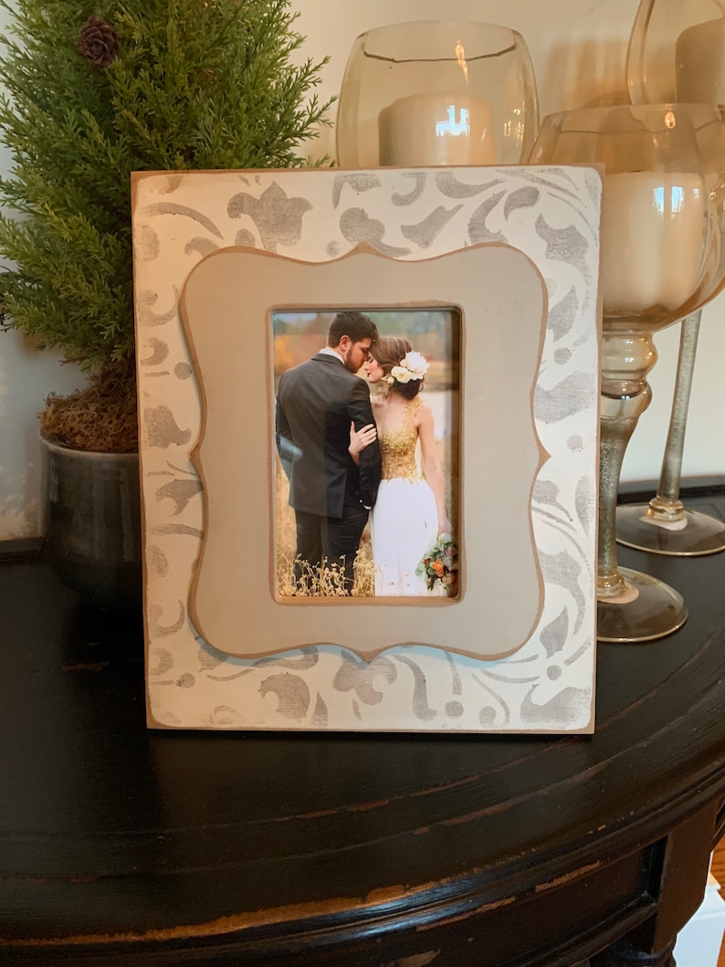 Double Layer Hand Painted Picture Frame Wedding Frame - Etsy