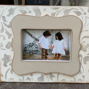 Double Layer Hand Painted Picture Frame Wedding Frame - Etsy