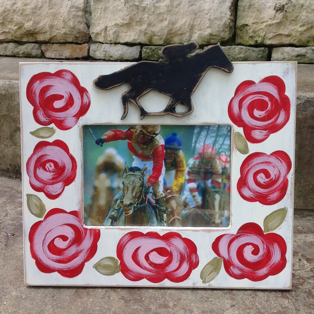 Rose Frame, Horse Frame, Kentucky Derby Frame , Horse Race Frame, Run ...