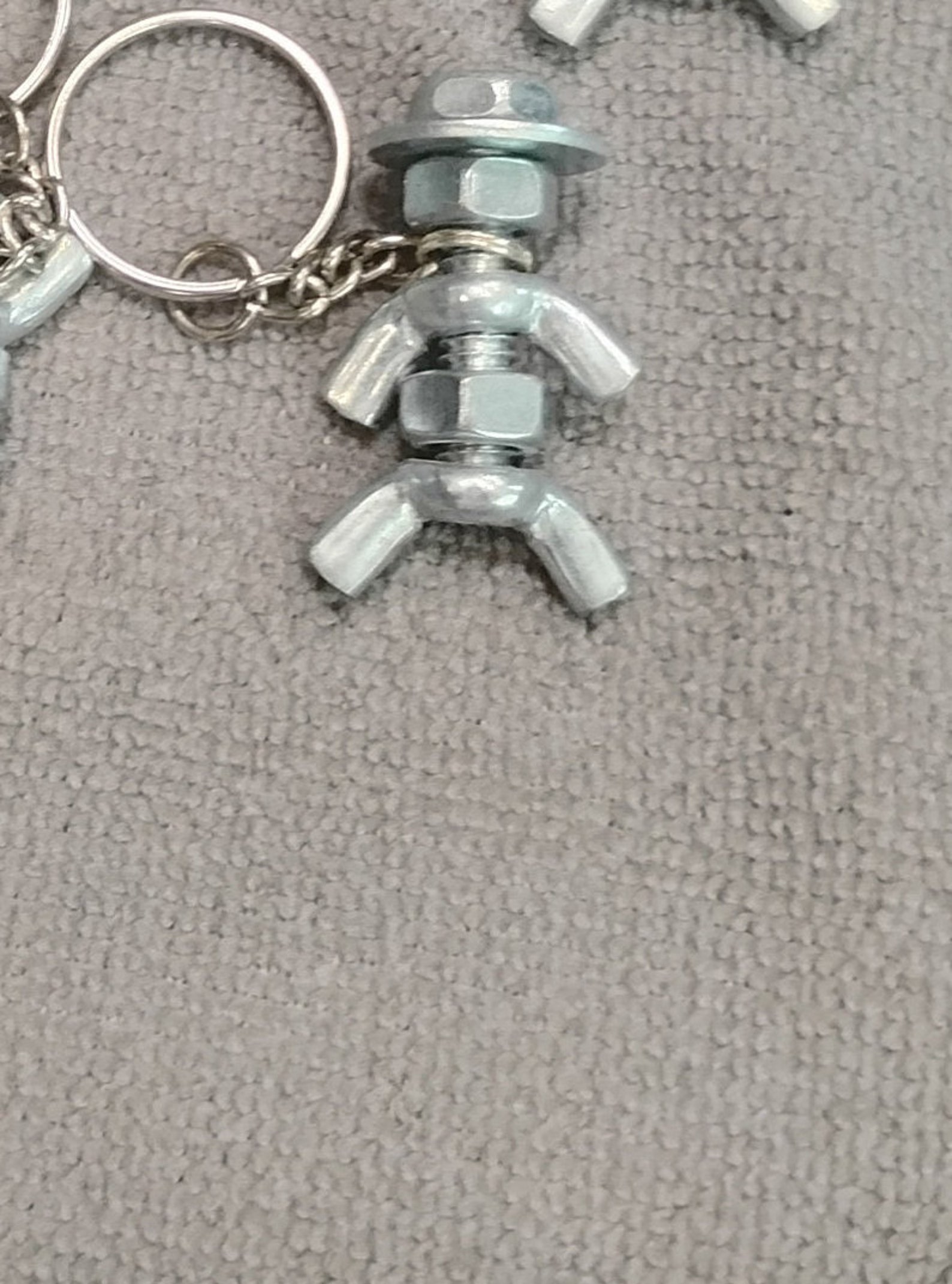 Unique Bolt Fidget Person Keychains Handcrafted by Young Artists - Etsy