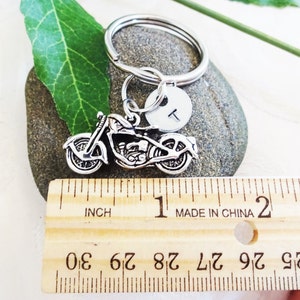3D MOTORCYCLE KEYCHAIN Personalized With Initial Charm - Keychain or ...