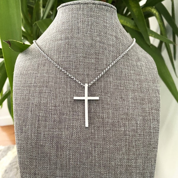 Large Cross Necklace - Etsy