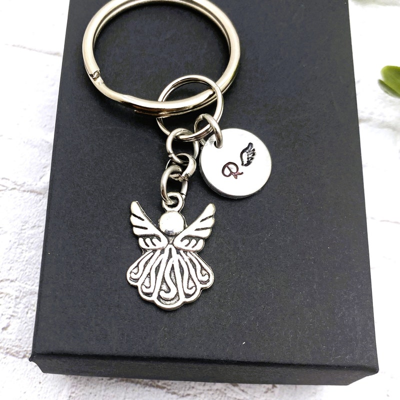 Angel Keyring - Etsy