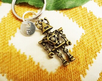 Robot Keychain - Etsy