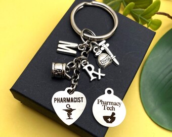Pharmacy You Can Count on Me Acrylic Keychain 1.65 In. by - Etsy