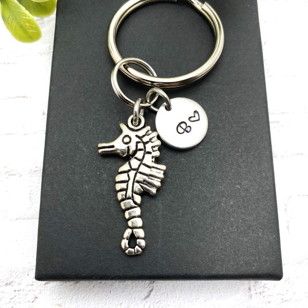 Seahorse Keychain - Etsy
