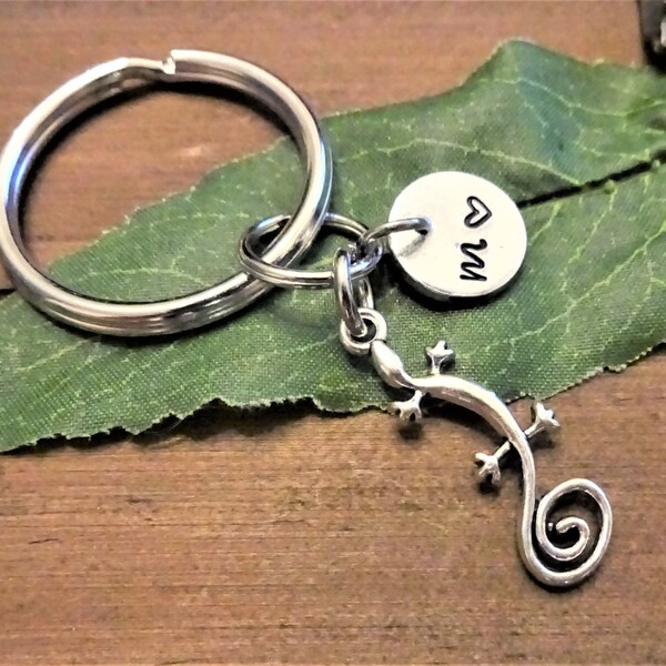 Lizard Keychain - Etsy