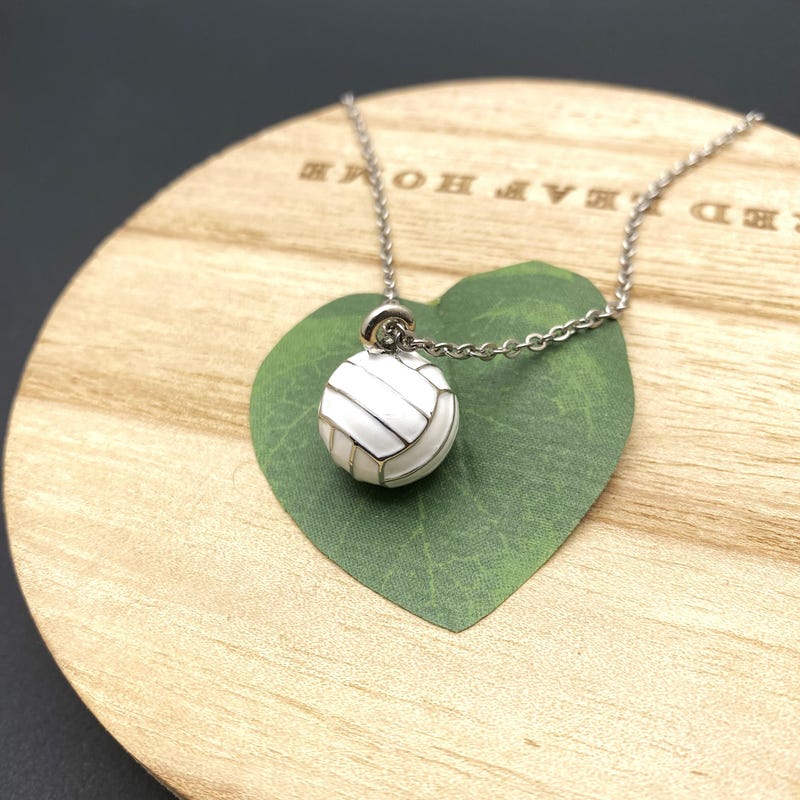 Volleyball Necklace - Etsy