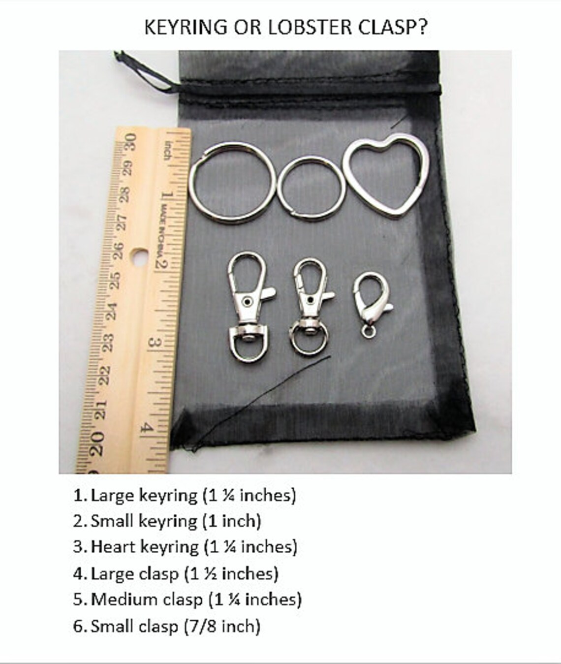 EYE CHART & GLASSES Keychain Personalized With Initial Charm ...