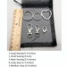 EYE CHART & GLASSES Keychain Personalized With Initial Charm ...