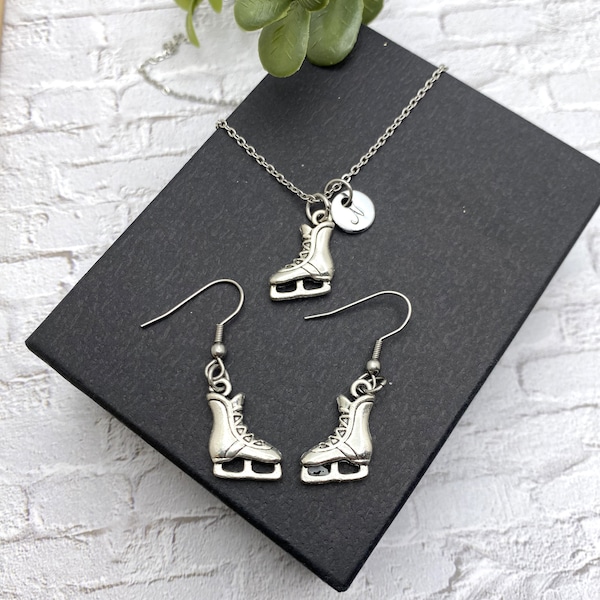 Ice Skating Necklace - Etsy