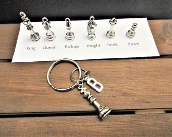 Knight Chess Piece Keychain Knight Chess Piece Key Ring - Etsy