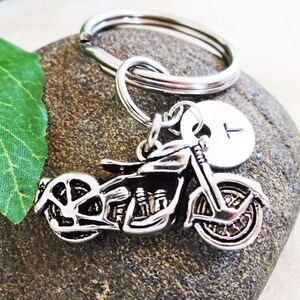 3D MOTORCYCLE KEYCHAIN Personalized With Initial Charm - Keychain or ...